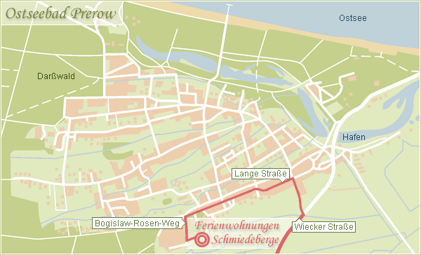 Anfahrt nach Prerow